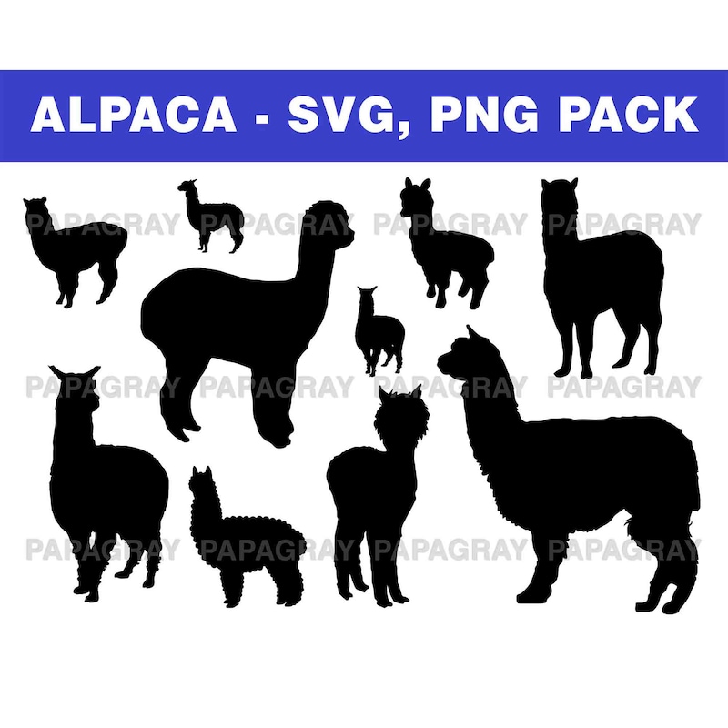 Alpaca Svg - Etsy