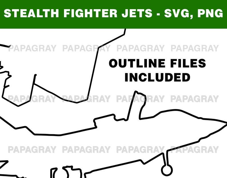 Stealth Fighter Jet SVG Pack 10 Designs Digital Download - Etsy