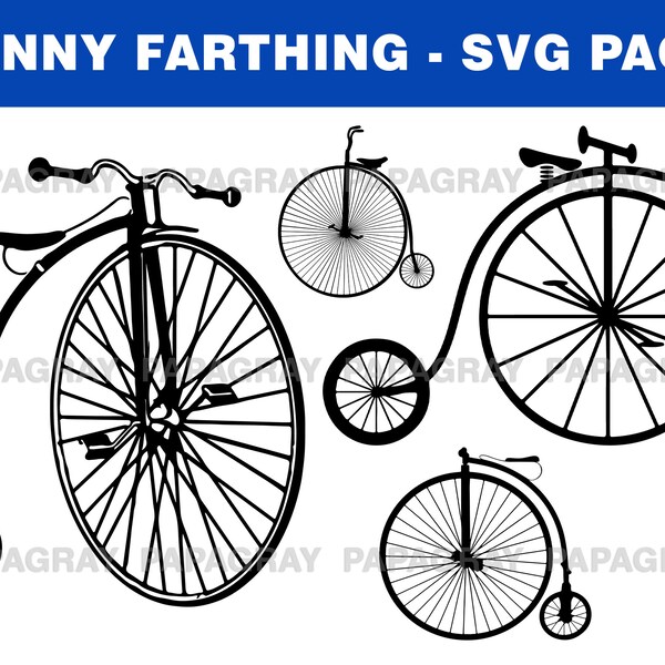 Penny Farthing Bike - Etsy