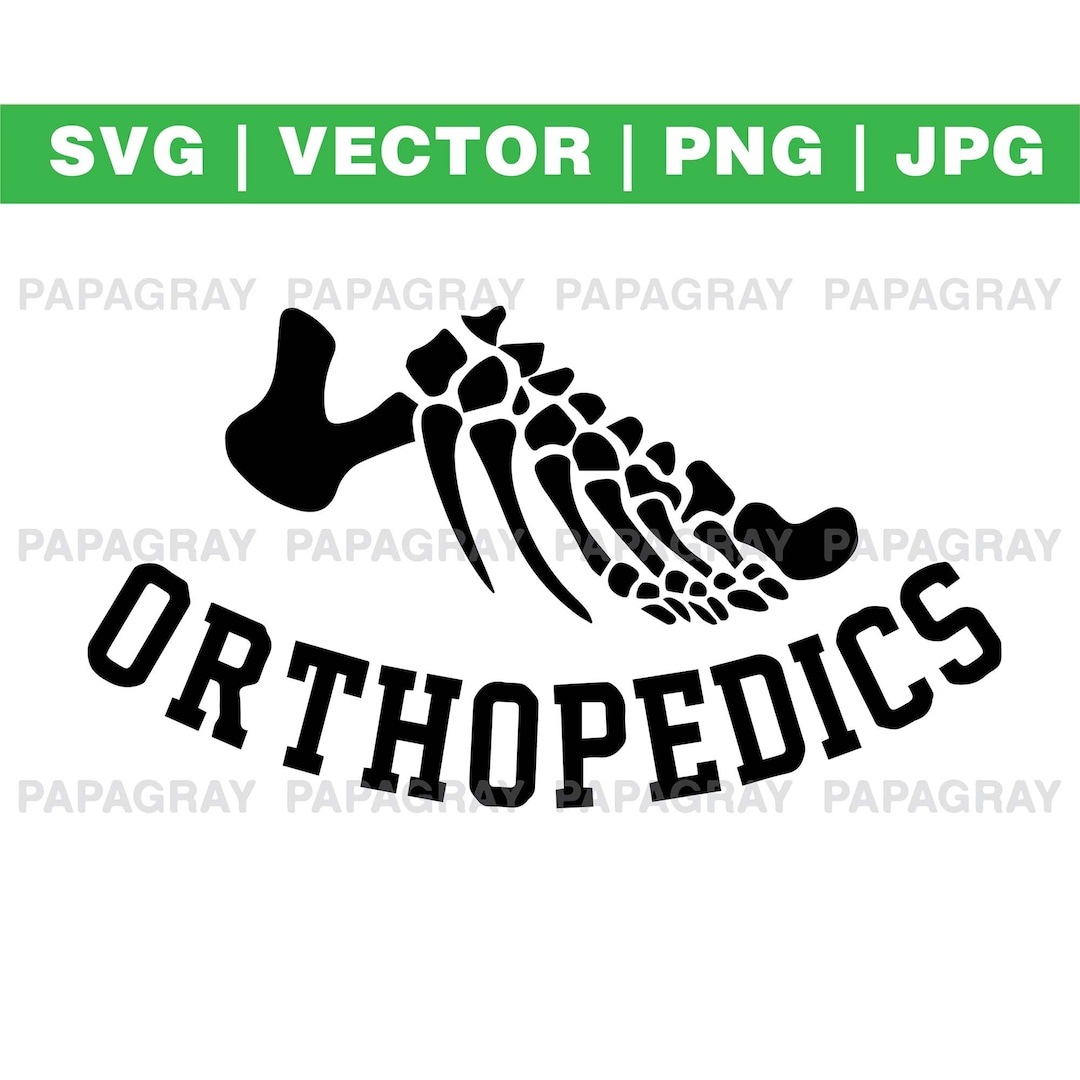 Orthopedic SVG Vector Graphic | Digital Download | Musculoskeletal PNG ...