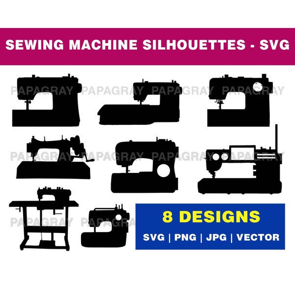 Sewing Machine Svg - Etsy