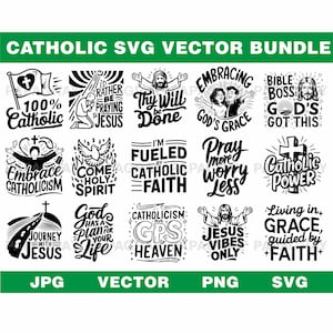 Catholic Svg - Etsy