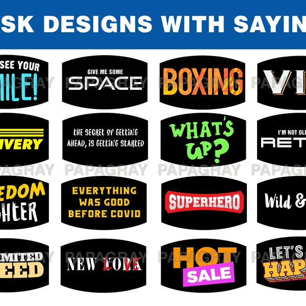 Mask Sayings Svg - Etsy