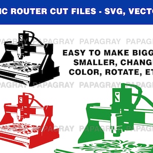CNC Router SVG Cut Files - 6 Designs | Digital Download | Milling ...