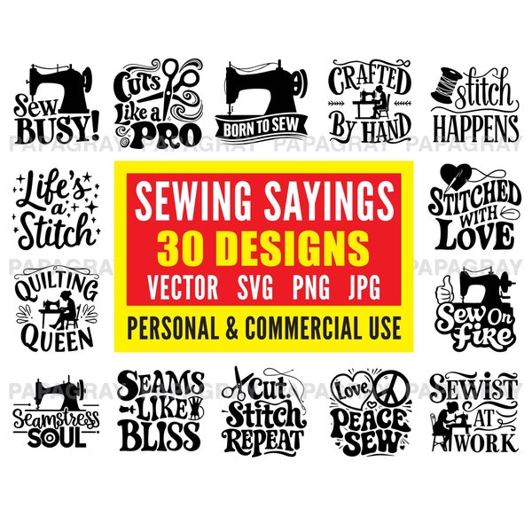 Sewing Sayings - Etsy UK