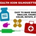Health Medical SVG Silhouette Pack - 24 Designs | Digital Download ...