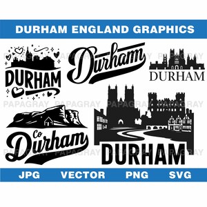 Durham England Skyline SVG Vector Graphic Bundle (digital Download) - Etsy