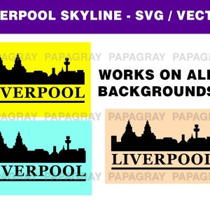 Liverpool Skyline SVG | Digital Download | Liverpool SVG, Liverpool ...