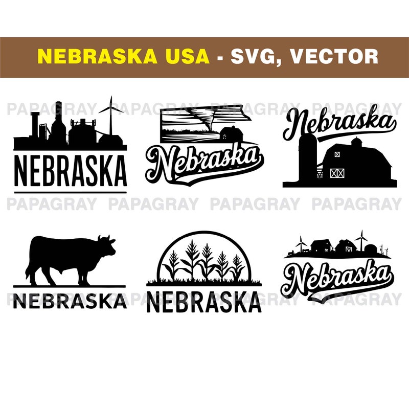 Svg Nebraska - Etsy
