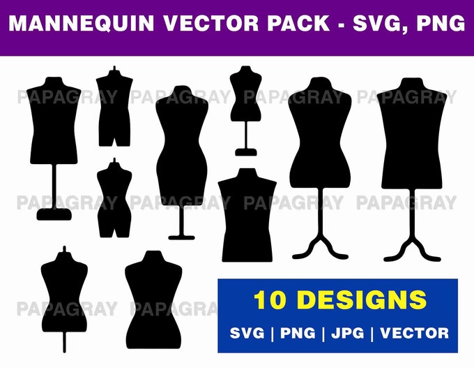 Mannequin Svg, Mannequin Stand Clipart, Mannequin Png, Mannequin Dxf ...