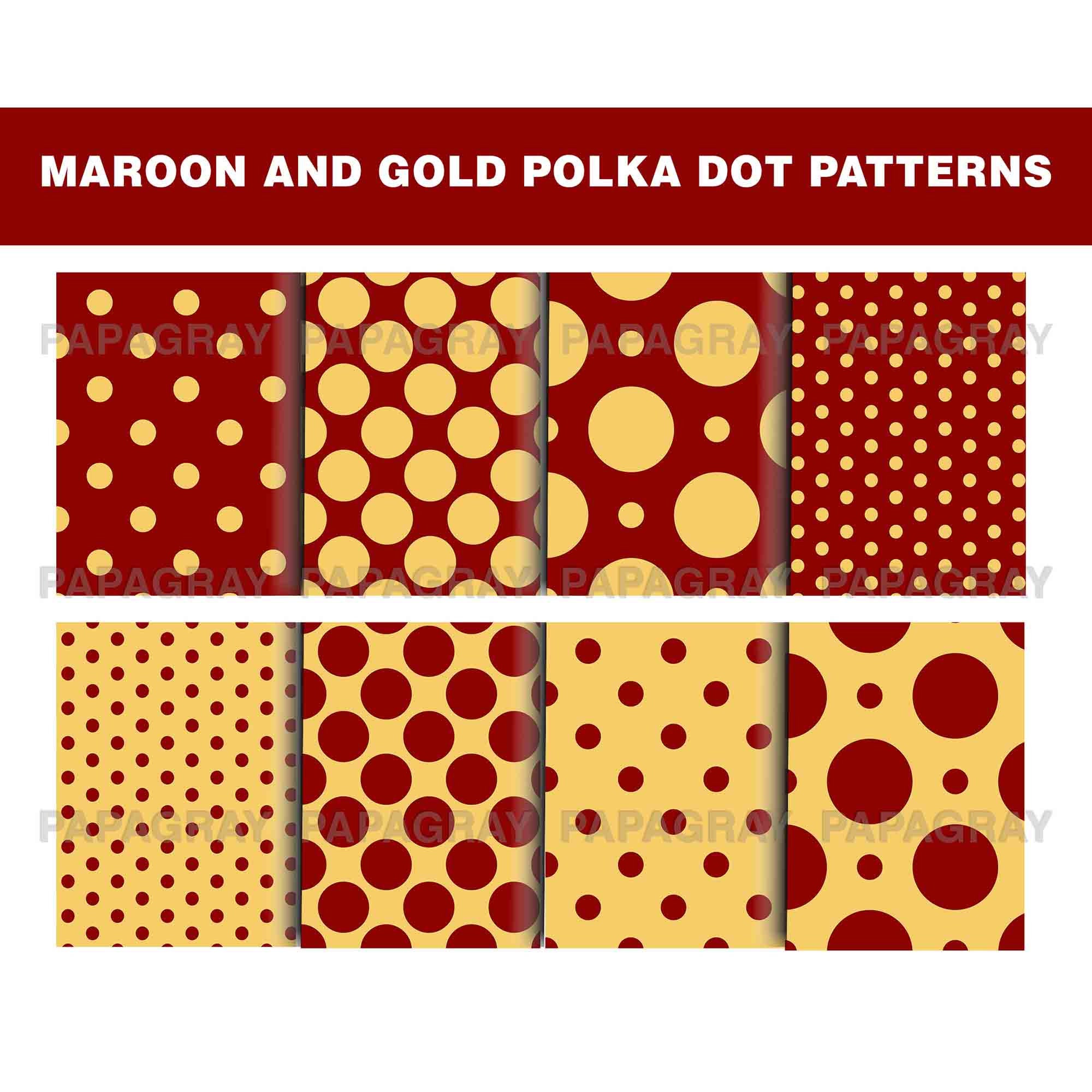 Maroon And Gold Pattern