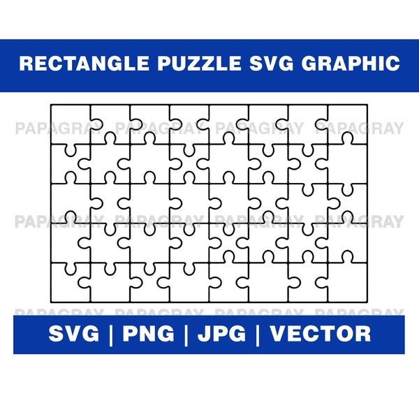 Puzzle Svg - Etsy