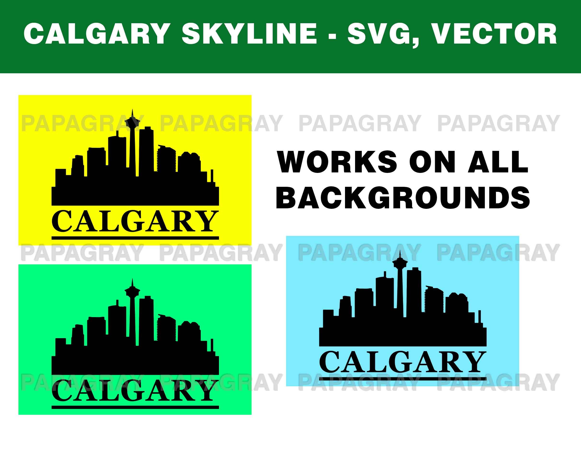 Calgary Skyline SVG Digital Download Calgary SVG Calgary | Etsy