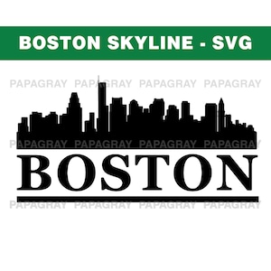Boston Skyline - Etsy
