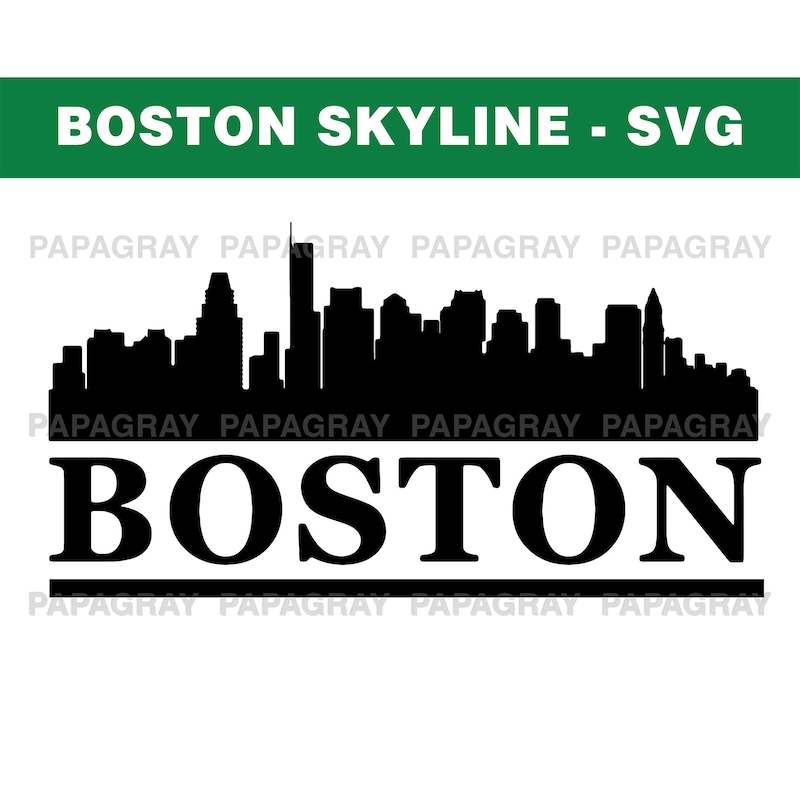 Boston Skyline - Etsy