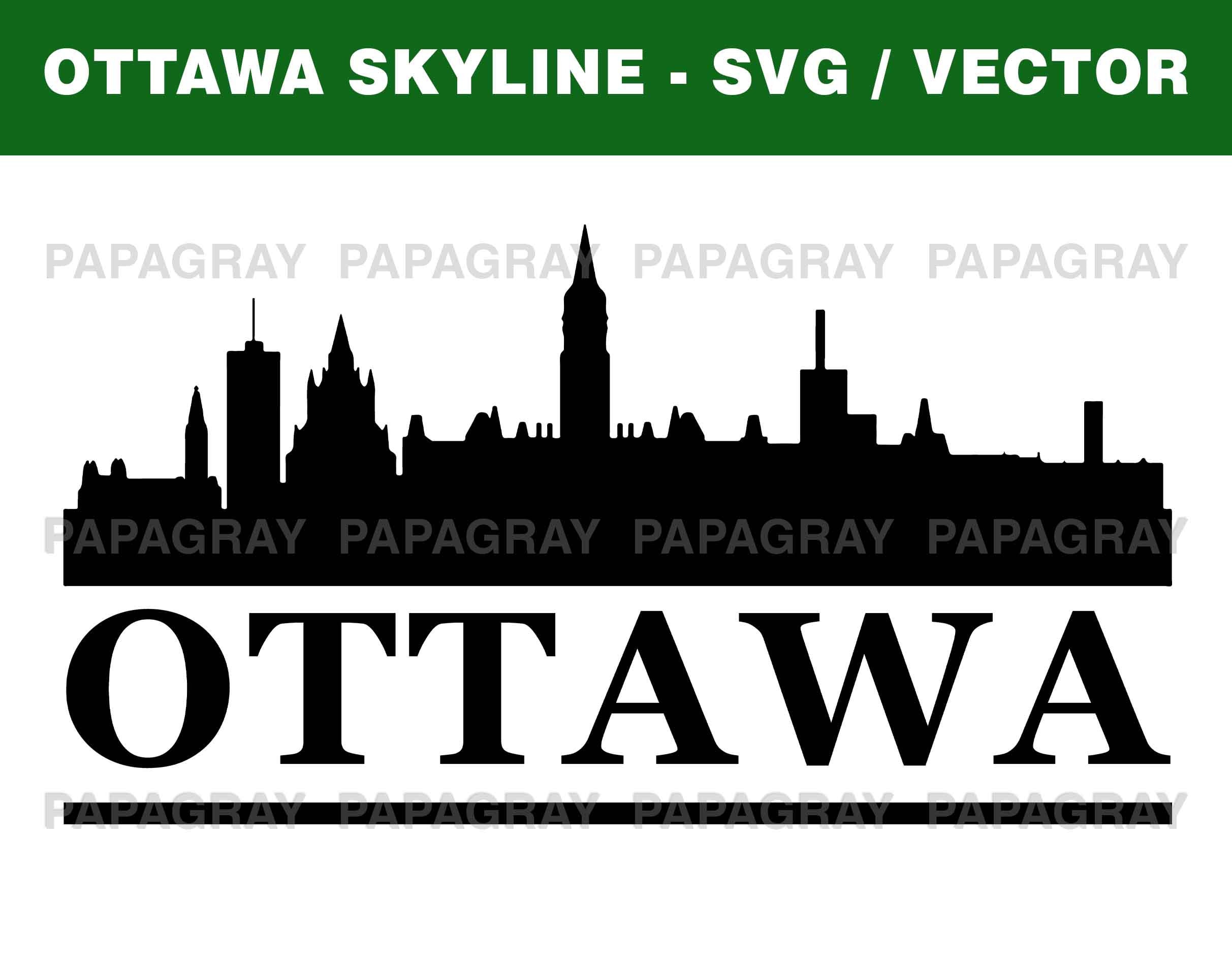 Ottawa Skyline SVG Digital Download Ottawa SVG Ottawa | Etsy