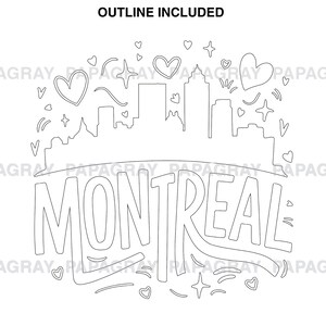 Montreal SVG Vector Graphic Bundle - 6 Designs | Digital Download ...