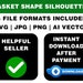 Basket Shapes SVG Silhouette Pack 20 Designs Digital Download Basket ...