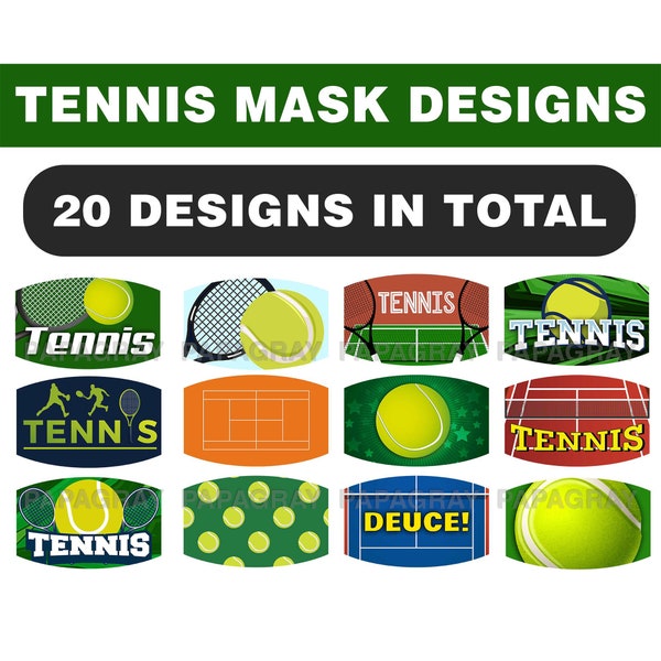 Tennis Face Mask - Etsy