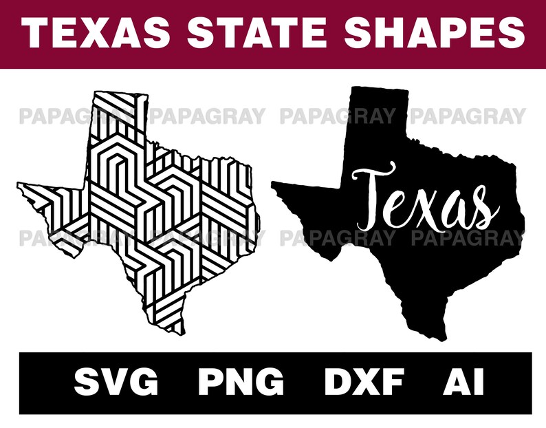 Texas SVG Texas State Shape Digital Download Texas - Etsy