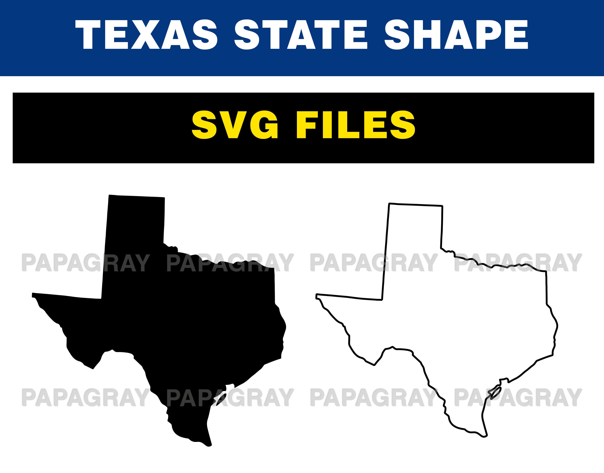 Texas SVG Texas State Shape Digital Download Texas State | Etsy