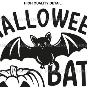 Halloween Bats Sayings SVG Vector Bundle - 18 Designs | Digital ...