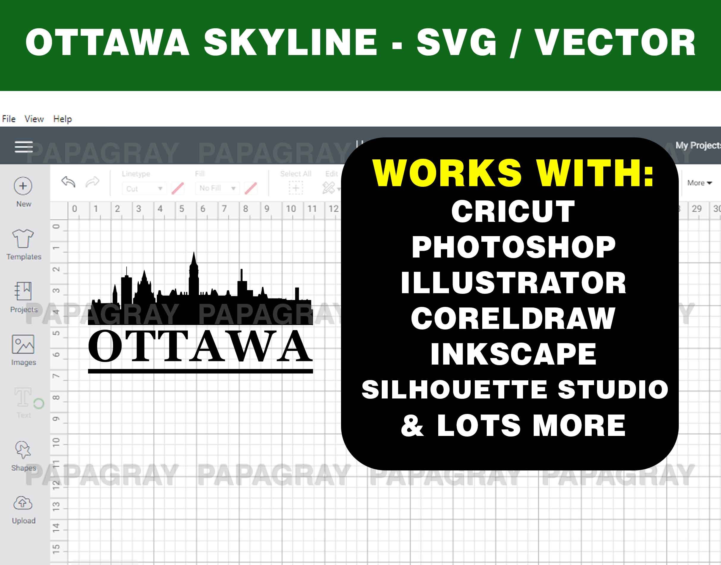 Ottawa Skyline SVG Digital Download Ottawa SVG Ottawa | Etsy