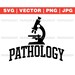 Pathology SVG Vector Graphic | Digital Download | Health PNG, SVG Cut ...