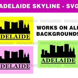 Adelaide Skyline SVG | Digital Download | Adelaide SVG, Adelaide ...
