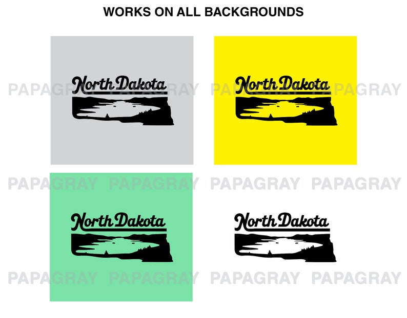 North Dakota SVG Vector Graphic Bundle (digital Download) - Etsy