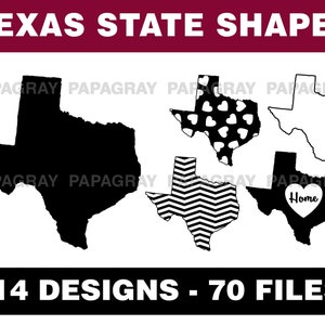 Texas SVG Texas State Shape Digital Download Texas | Etsy