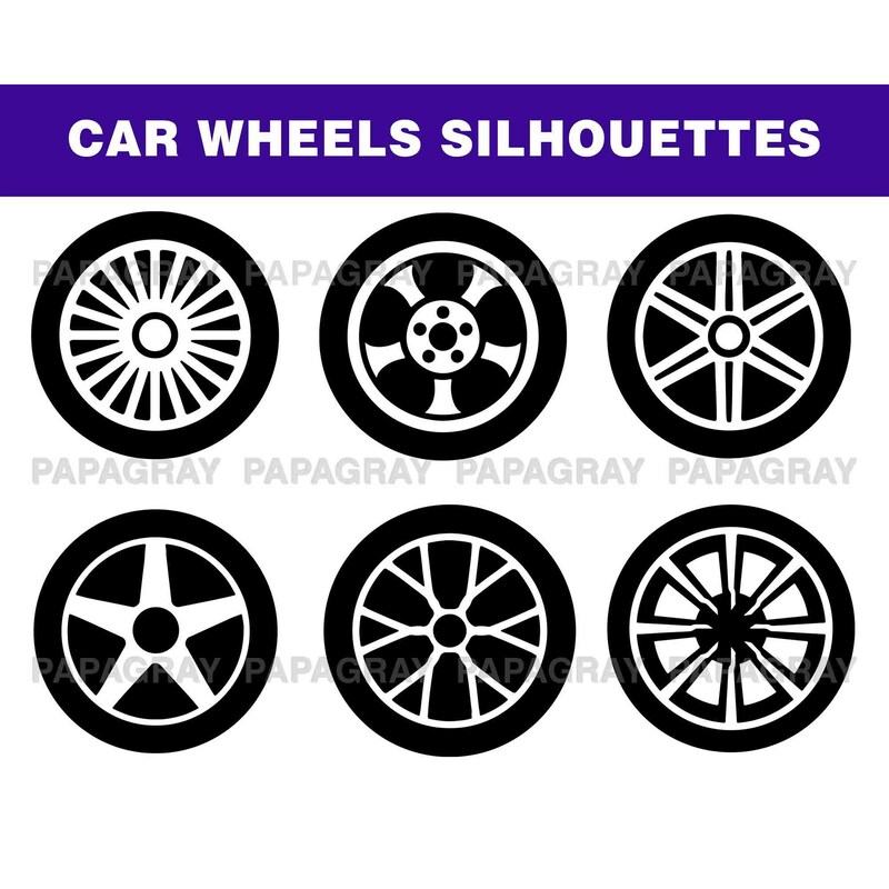 Tire Rim Svg - Etsy