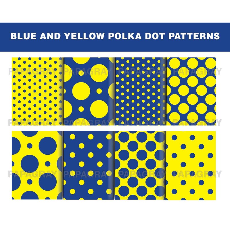 Yellow Polka Dots - Etsy