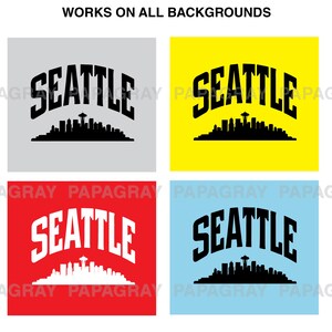 Seattle Skyline SVG Vector Bundle - 7 Designs | Digital Download ...