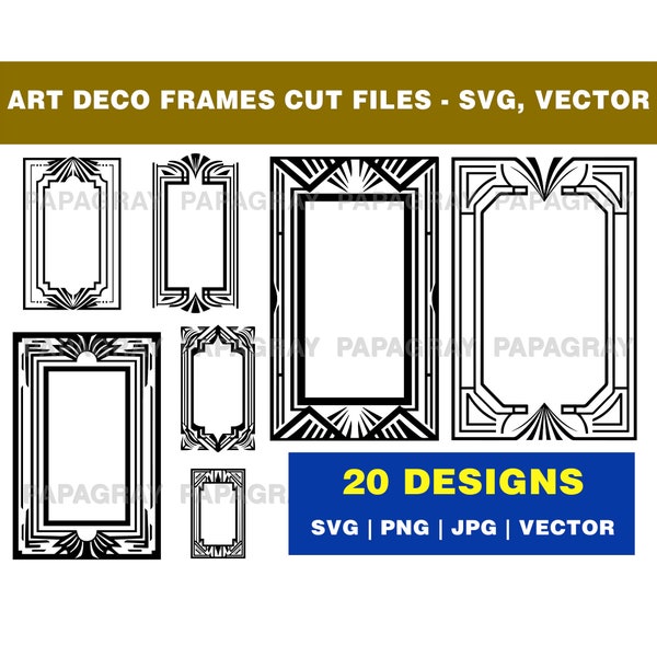 Art Deco Svg - Etsy