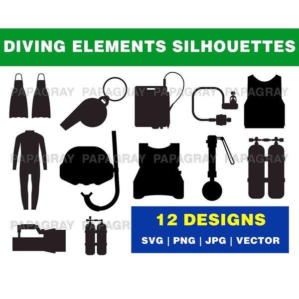 Scuba Diving Svg - Etsy
