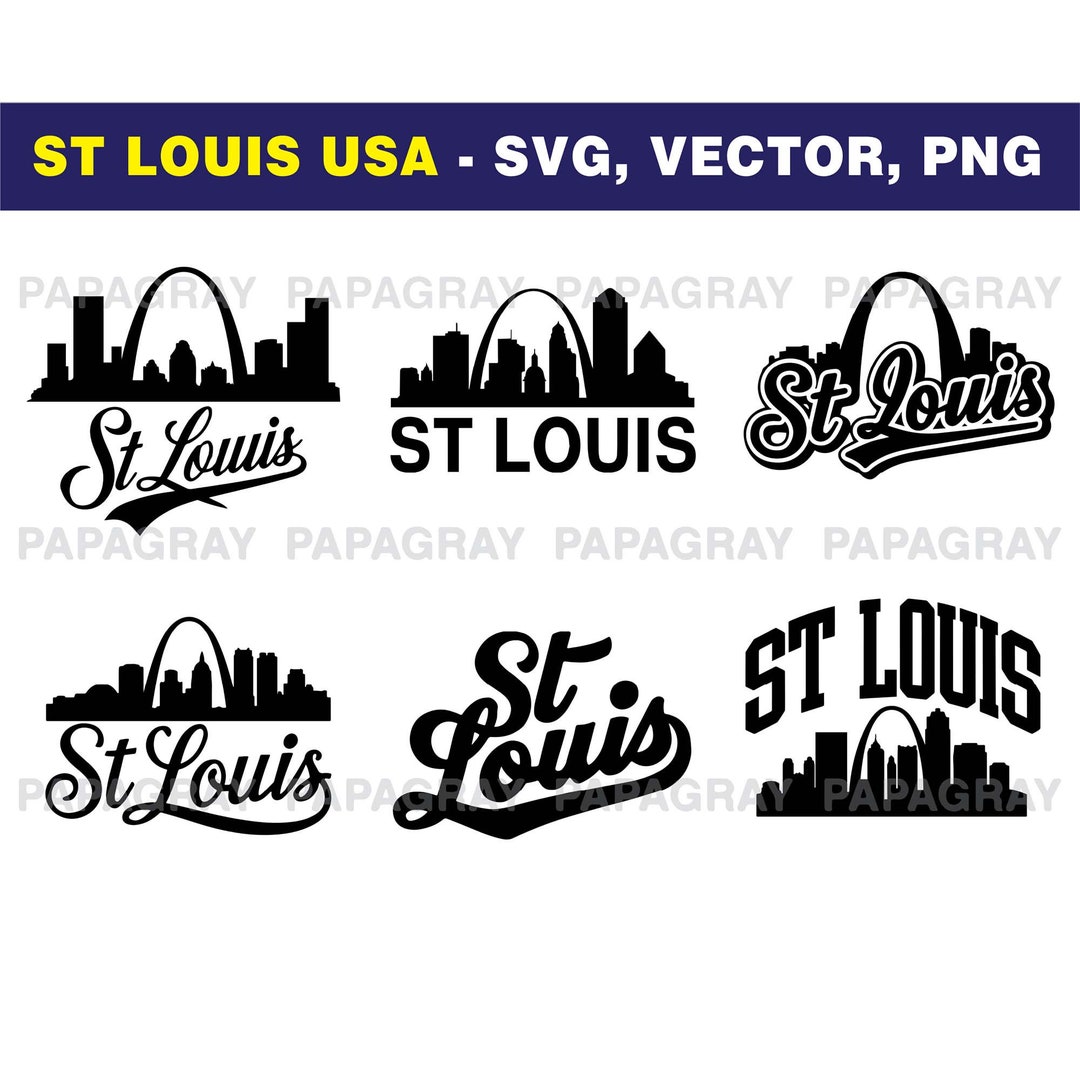 St Louis Skyline SVG Bundle - 7 Designs | Digital Download | United ...