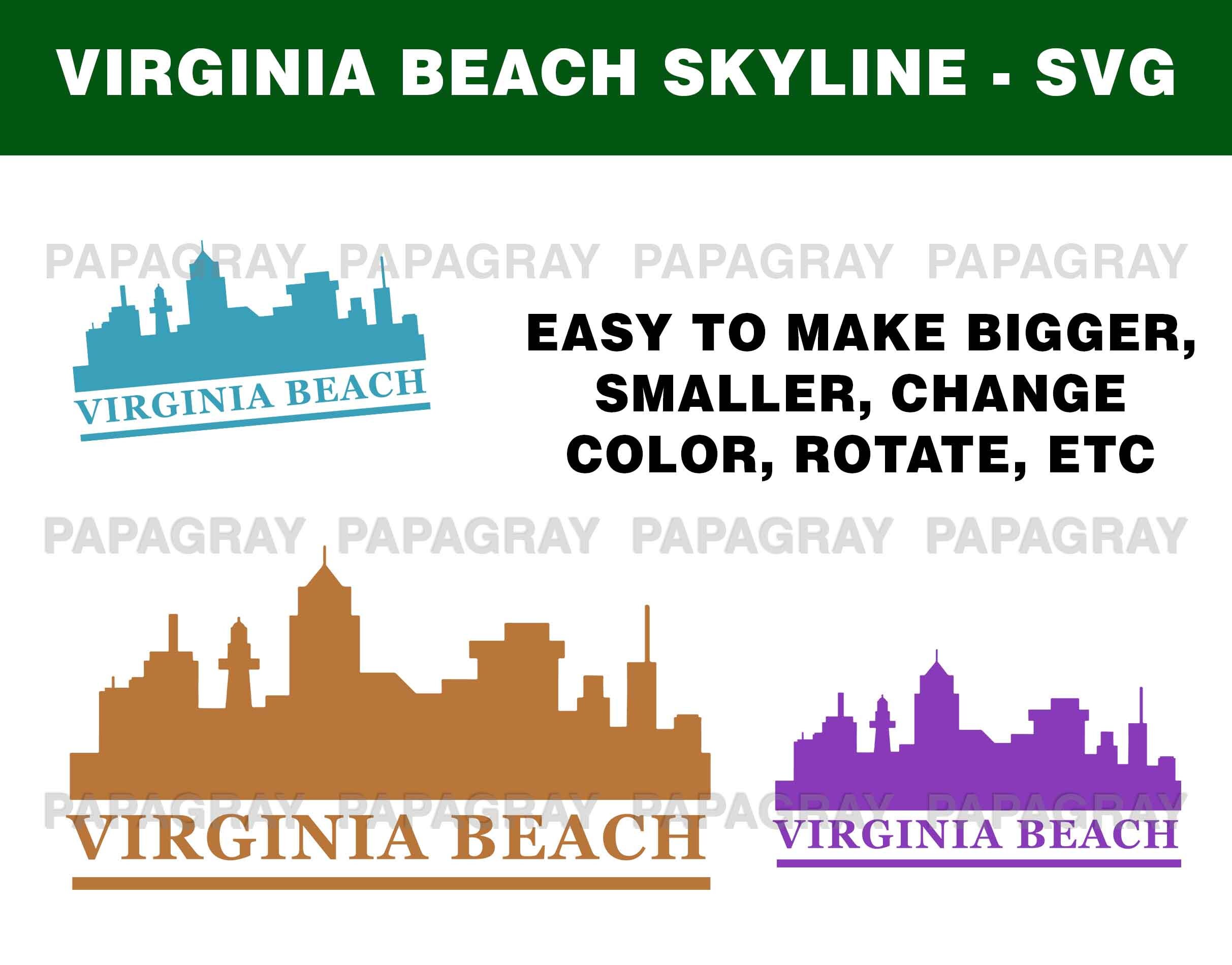 Virginia Beach SVG Virginia Beach PNG Vector Digital Download Virginia ...