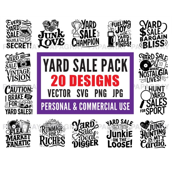 Yard Sale Svg - Etsy