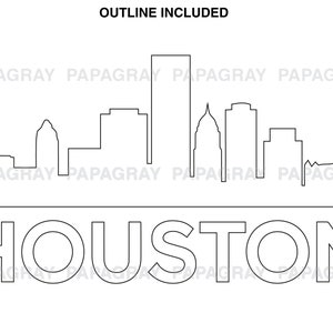 Houston SVG Vector Graphic Bundle - 7 Designs | Digital Download ...