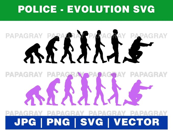 Watercolor Police Officer Clipart Vector Graphic Svg Png Jpg Eps Cop ...