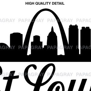 St Louis Skyline SVG Bundle - 7 Designs | Digital Download | United ...