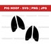 Pig Hoof SVG | Digital Download | Pig Feet PNG, Pig Feet Silhouette ...