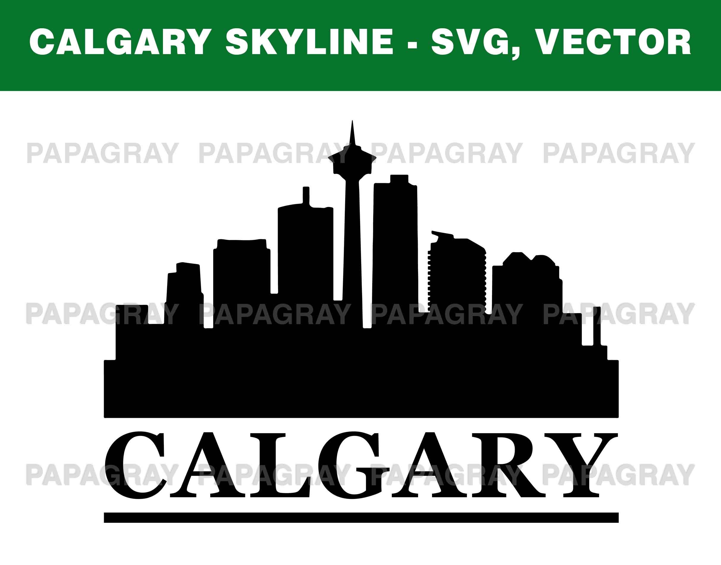 Calgary Skyline SVG Digital Download Calgary SVG Calgary | Etsy
