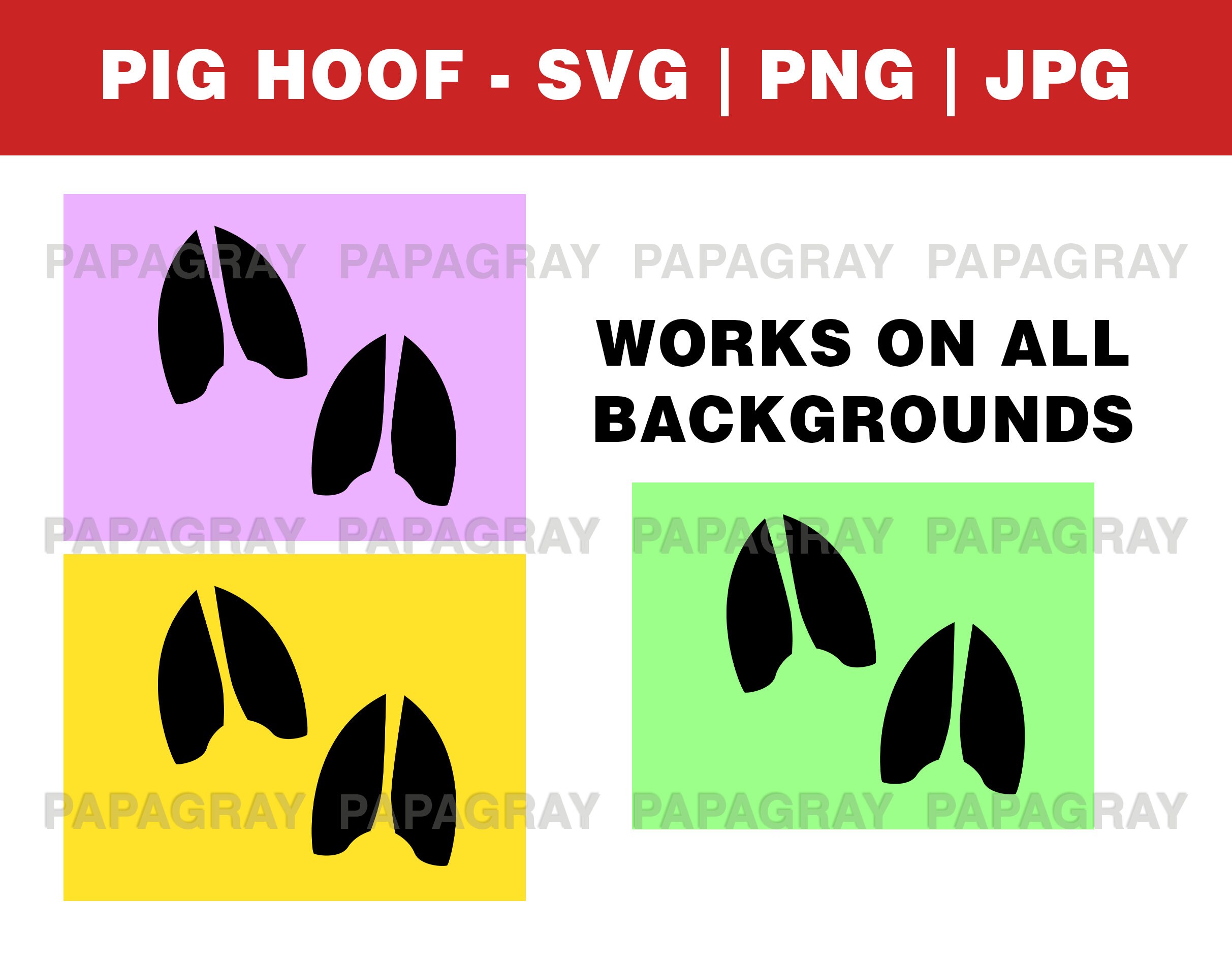 Pig Hoof Print