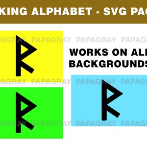 Viking Alphabet Pack - 24 Designs | Digital Download | Viking Letters ...
