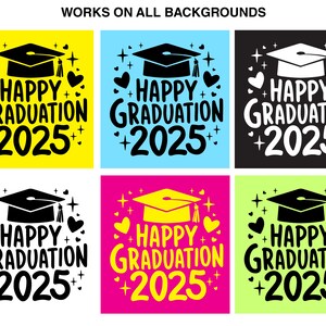 Graduation 2025 SVG Vector Bundle - 5 Designs | Digital Download ...