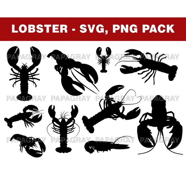 Lobster Svg - Etsy