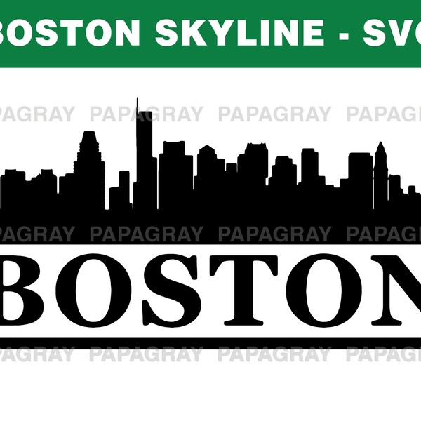 Boston Skyline - Etsy