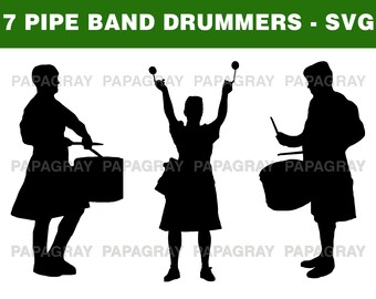 Scottish Drummer Svg - Etsy UK